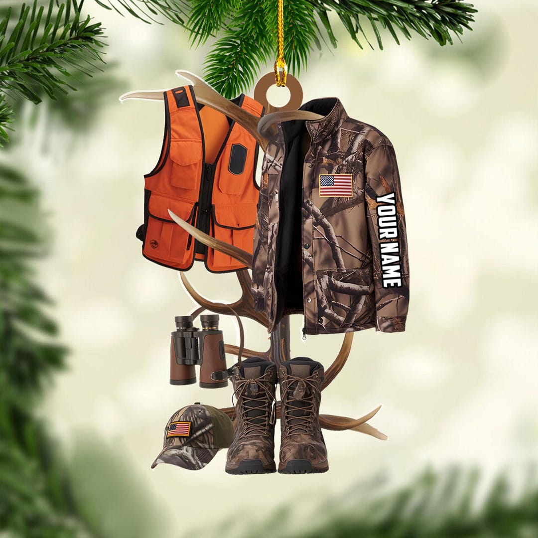 Personalized Hunting Ornament for Christmas,gift for Deer Hunting ...