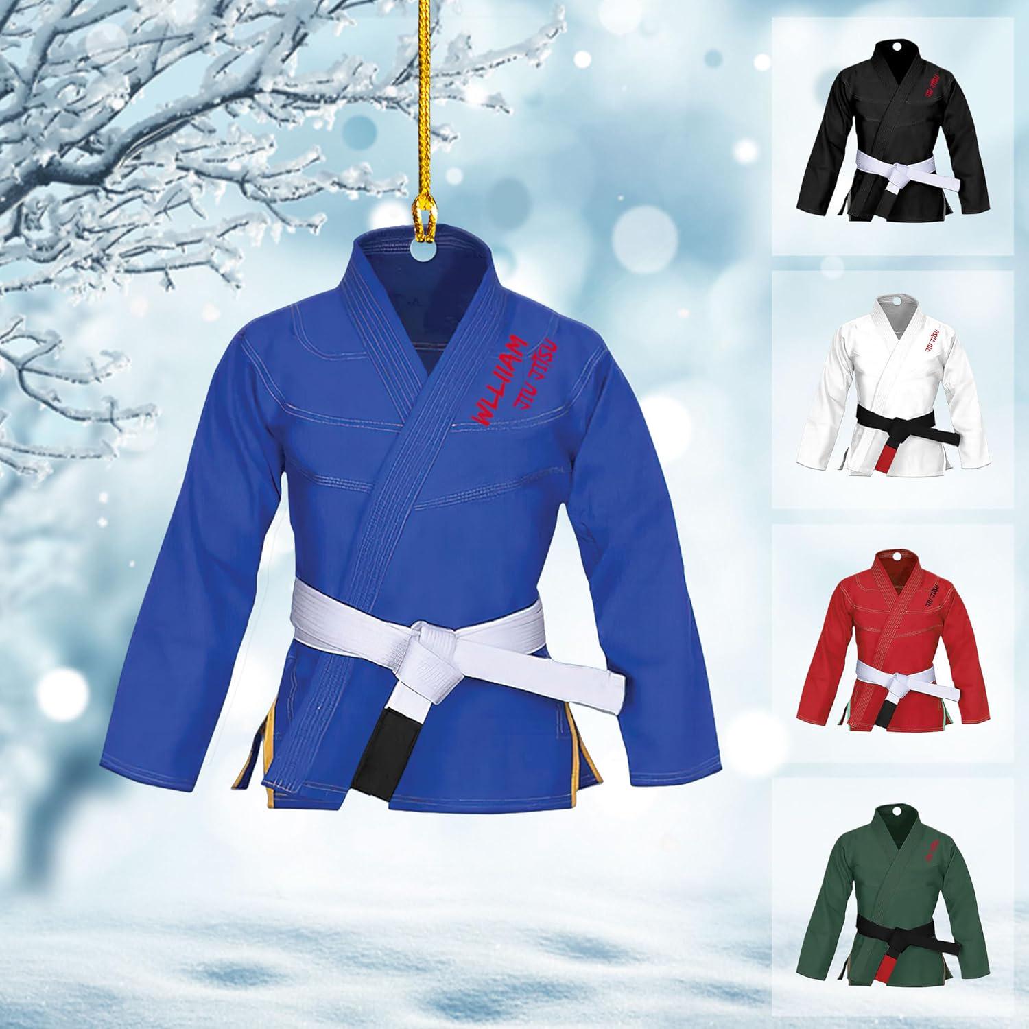 Custom Jiu Jitsu Uniform Ornament,personalized BJJ Ornament,custom Belt ...