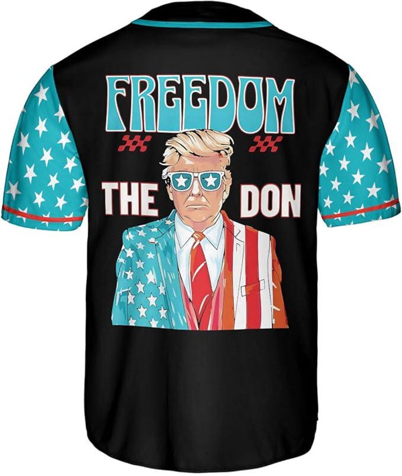 Trump 2024 Baseball Jersey, Make America Great Again Jersey, Freedom ...