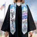 Custom in Loving Memory Graduation Stoles, Custom Graduation Stole With ...