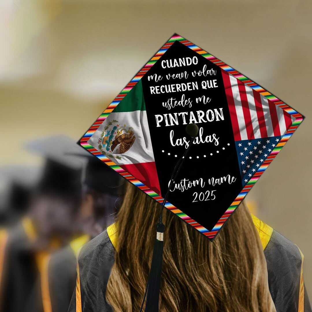 Customized Mexico Graduation Cap Topper, Mexican Graduation Cap Topper ...
