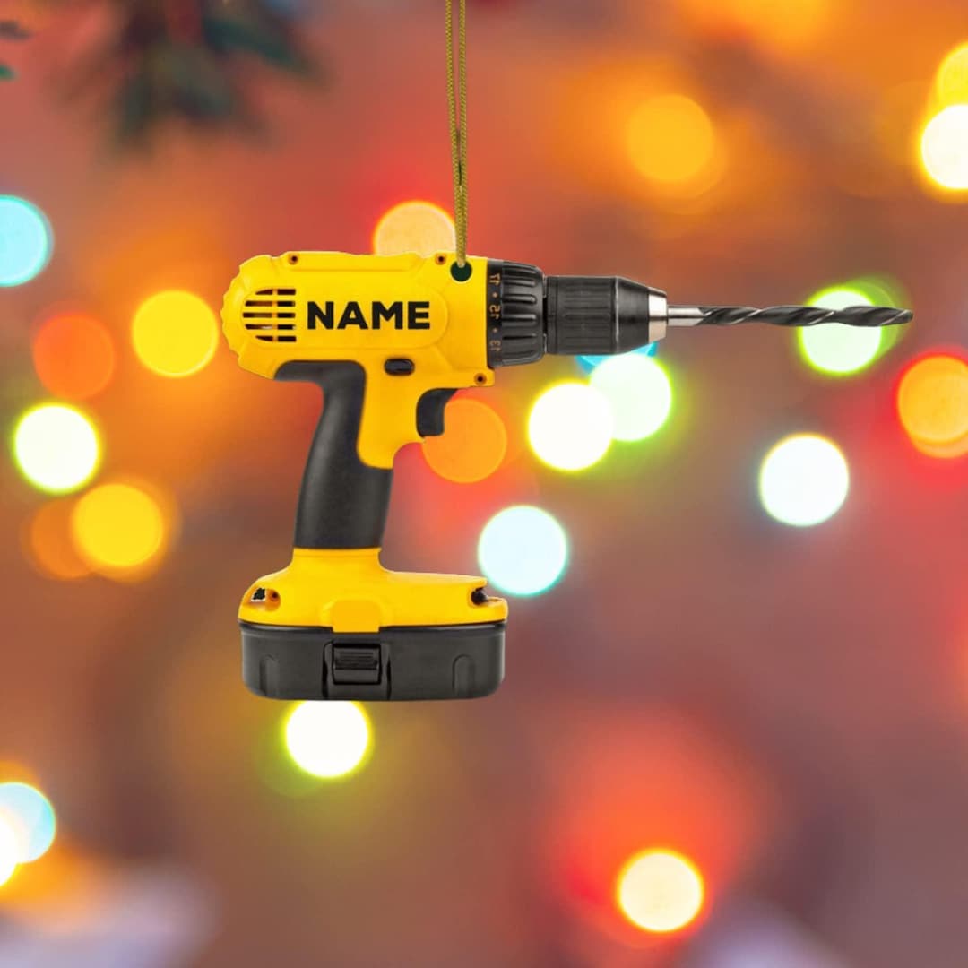 Custom Power Tool 2024 Christmas Ornament, Repair Mechanic Acrylic ...
