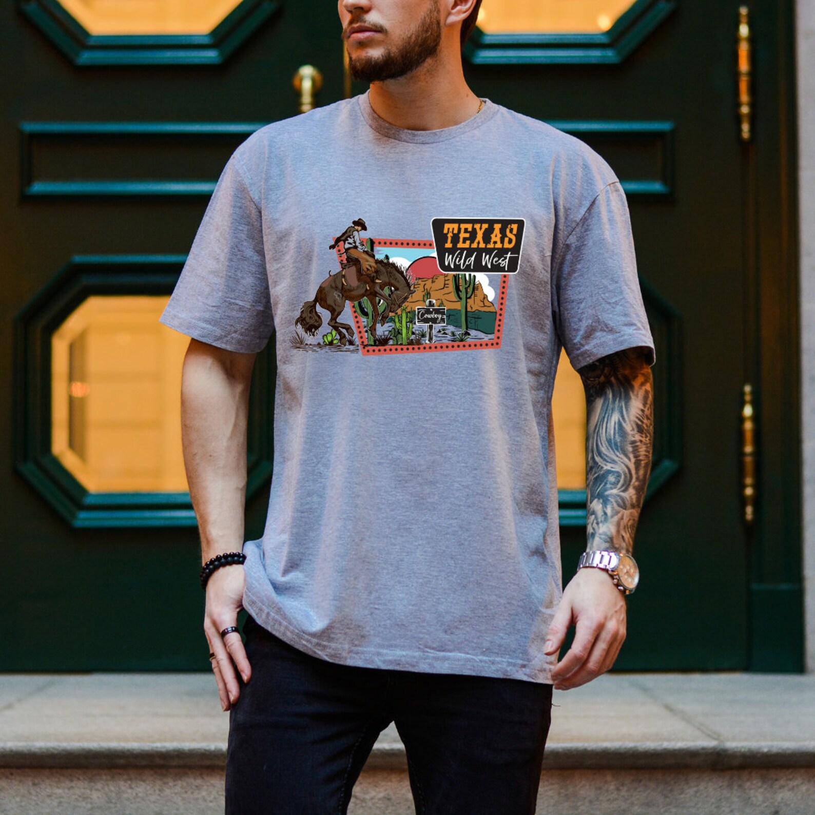 Texas Wild West Tee, Western Vibes, Country Music, Graphic Tee ...