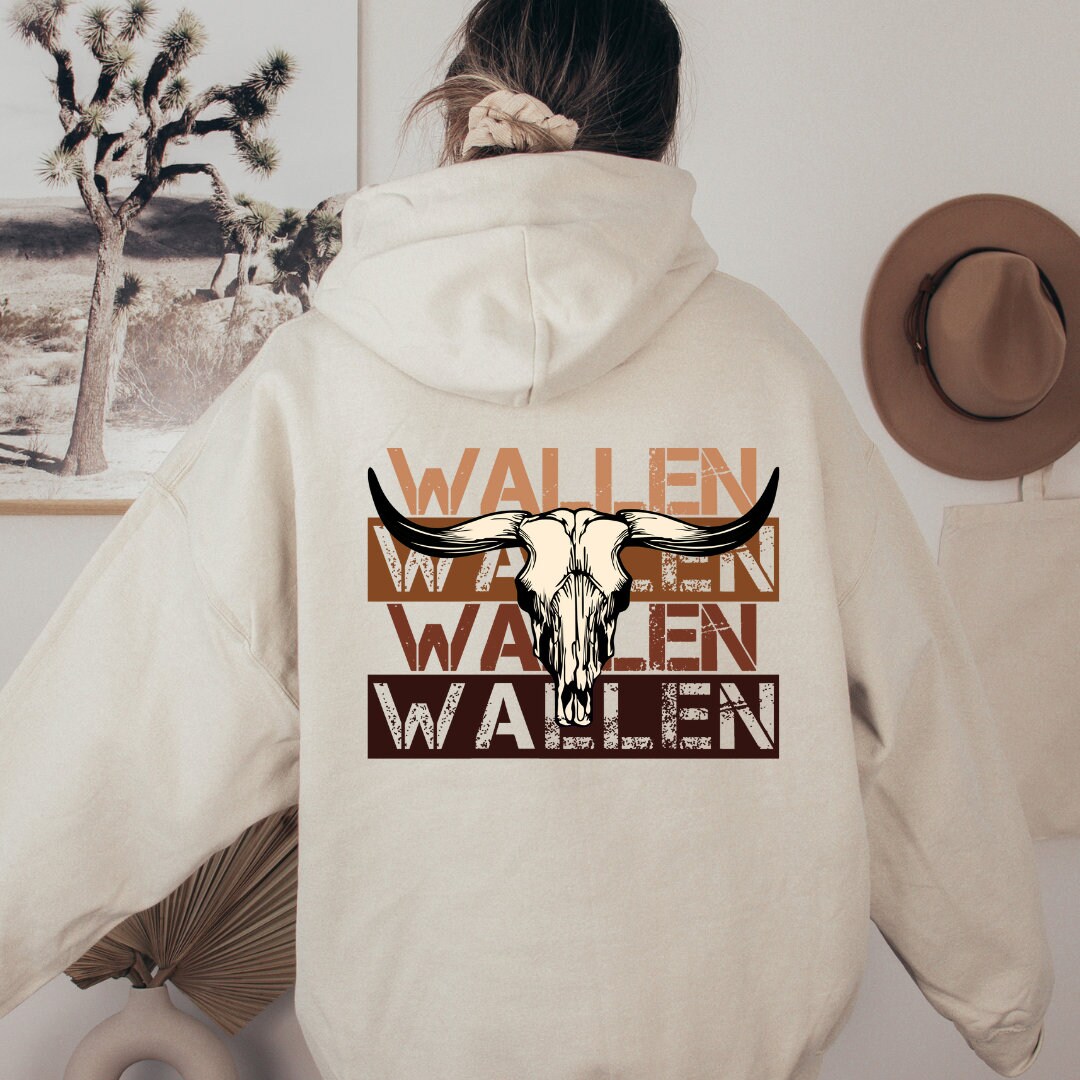 Wallen Hoodie, Western Vibes, Country Music, Graphic Tee, Wallen ...