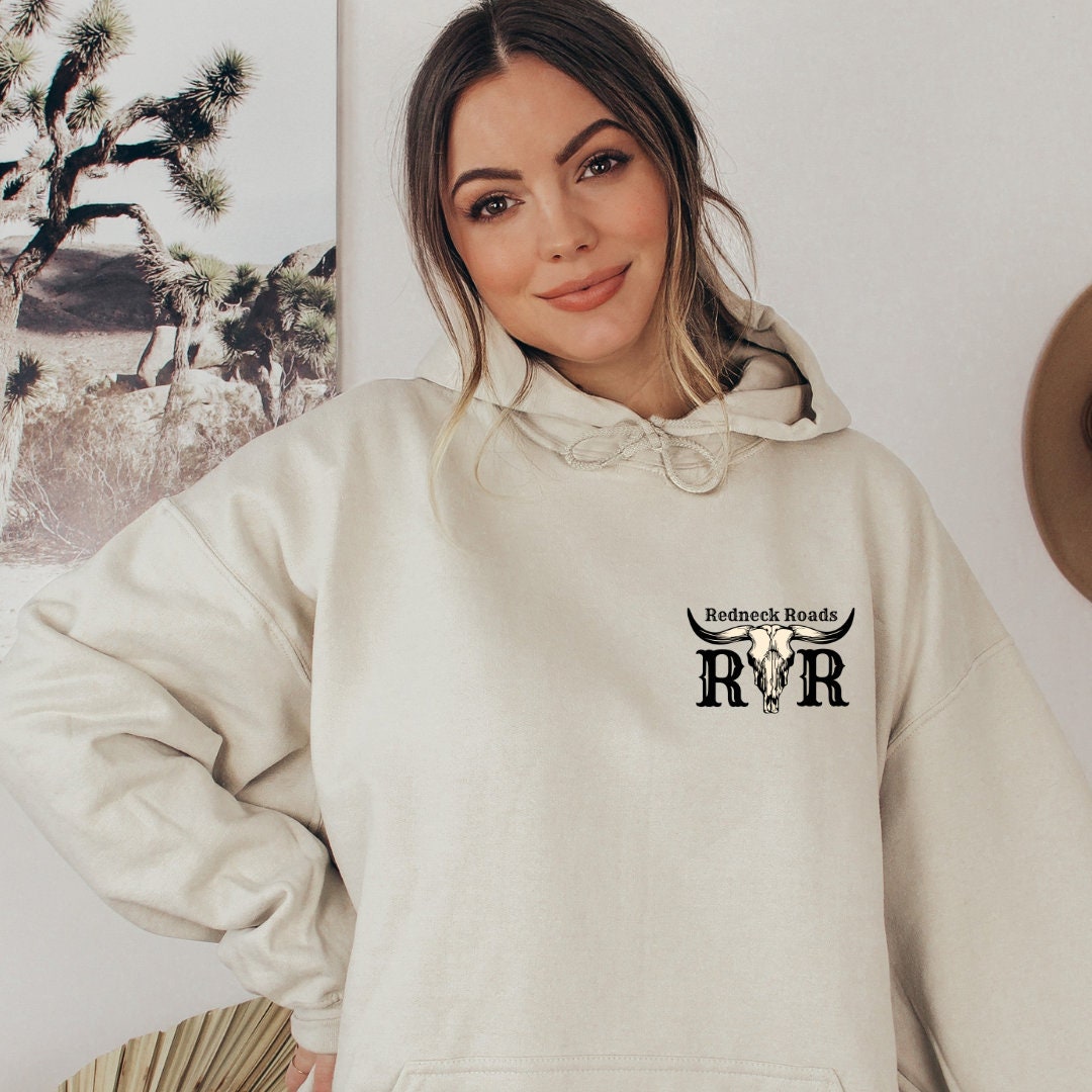 Wallen Graphic Hoodie: Western Bull Skull, Country Music Concert Merch ...