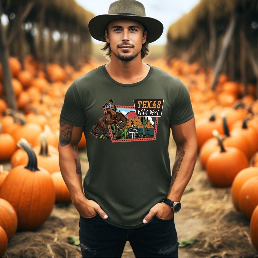 Texas Wild West Tee, Western Vibes, Country Music, Graphic Tee ...