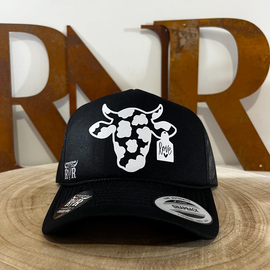 Cow Tag Foam Front Trucker Cap, Trucker Caps, Country Trucker Cap, Hats ...