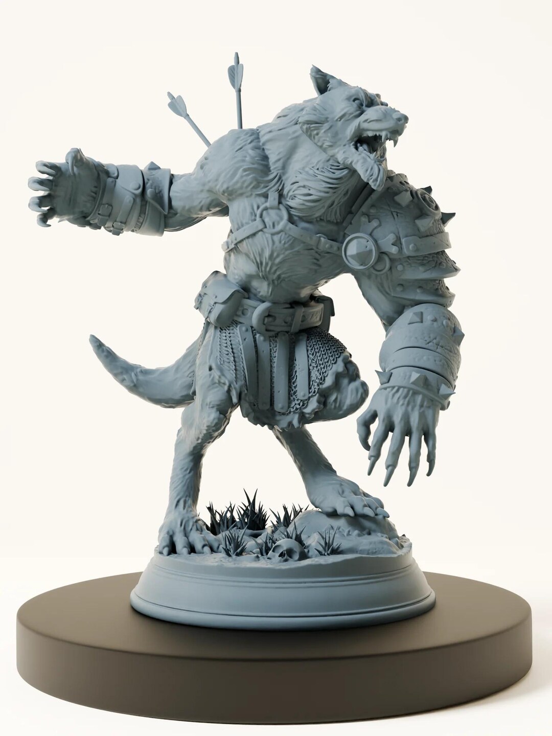 Warrior Wolves Set - Dnd Miniatures, Pathfinder 2e, Heroquest, Minis ...