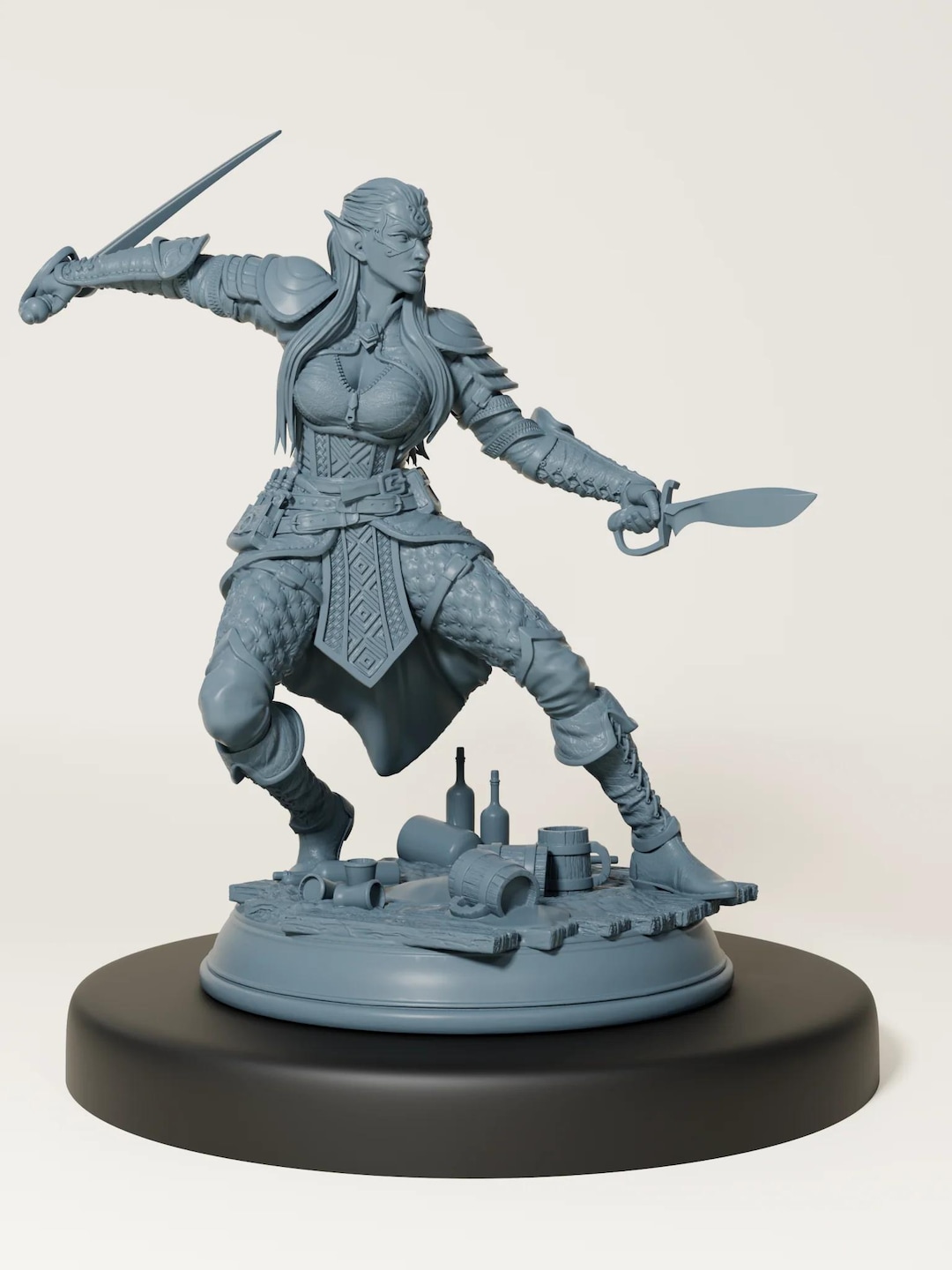 Elf Huntress - Dnd Miniatures, Pathfinder 2e, Heroquest, Minis - Jdr ...