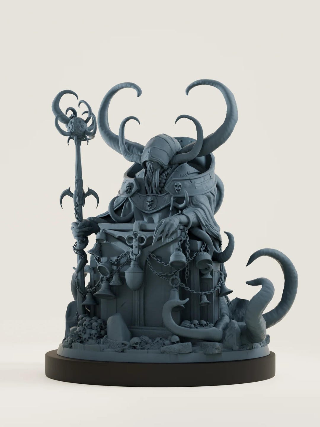 Bell Guardian Demon - Dnd Miniatures, Pathfinder 2e, Heroquest, Minis ...