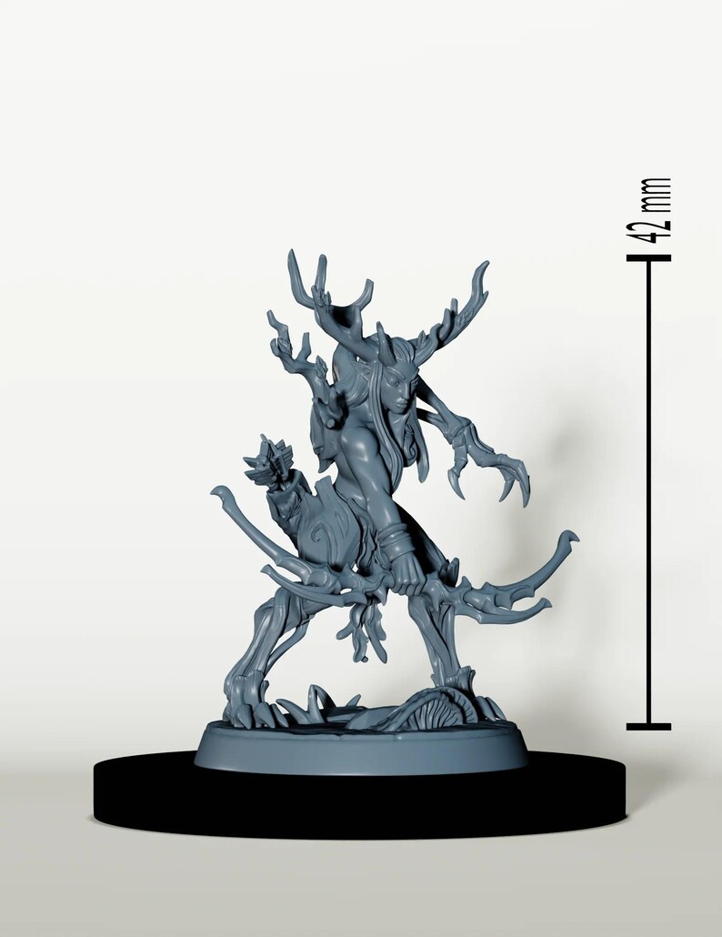 Forest Spirits Set - Barkskin Warriors - D&D Miniatures, Pathfinder 2nd ...