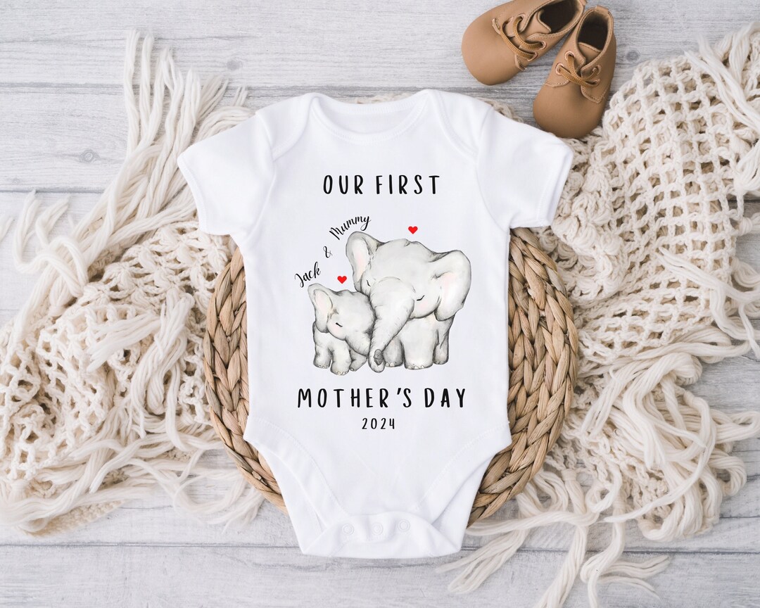 1st Mother’s Day Gift, First Mother’s Day Outfit, Our First Mother's Day, Personalised New Baby ...