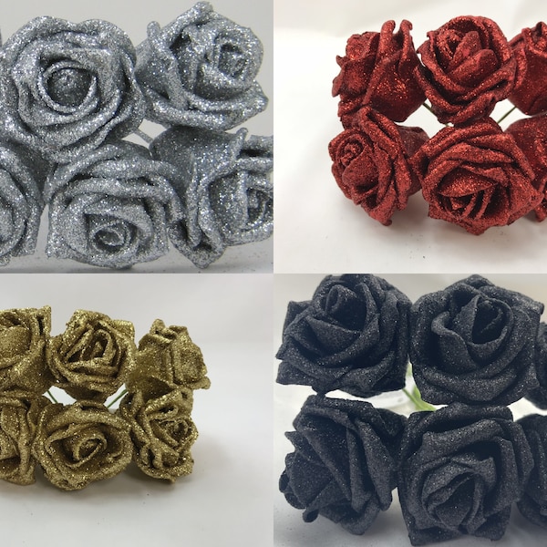 Glitter Roses Bouquet - Etsy UK