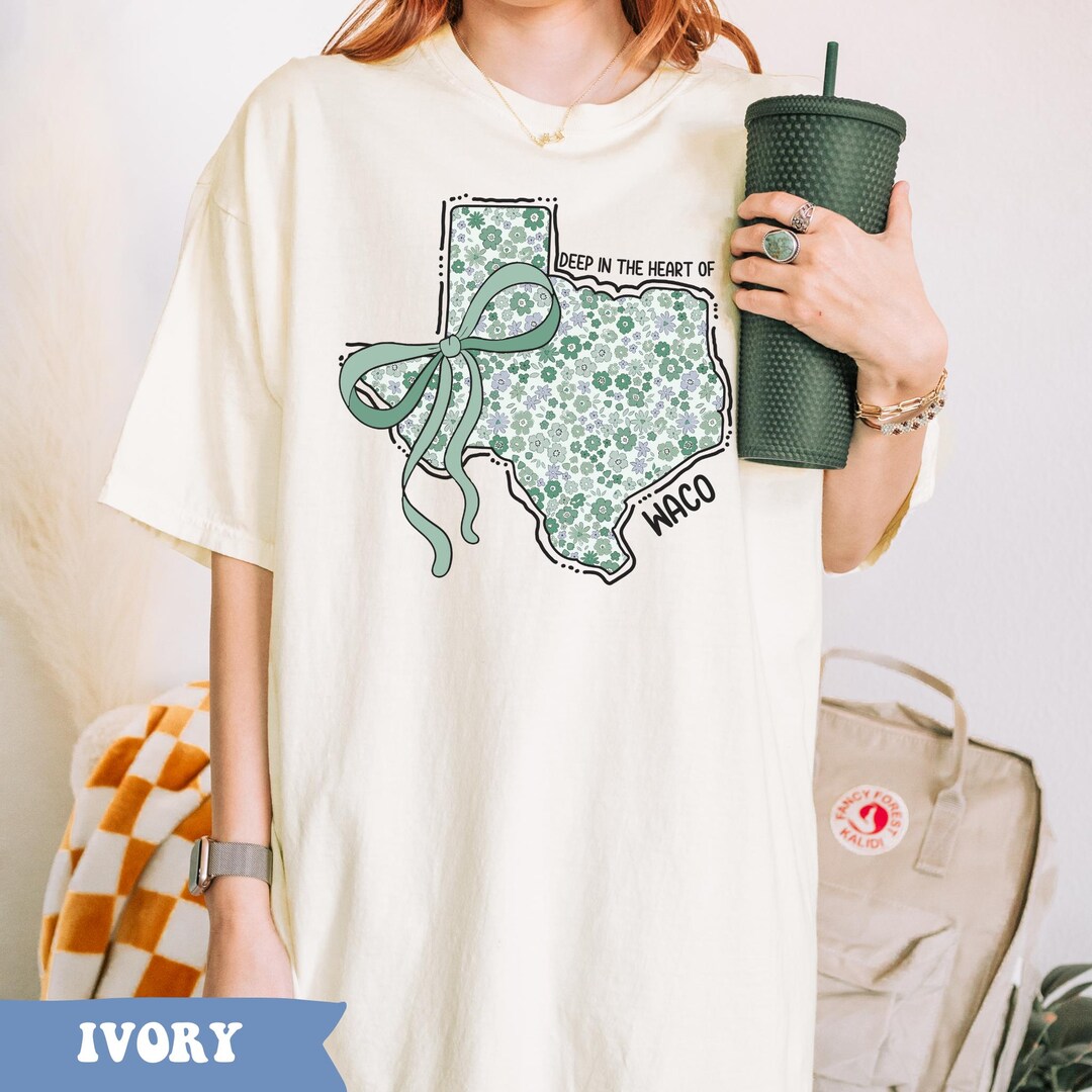 Comfort Colors®,oversized Waco Texas Shirt, Texas Football Shirt, Waco ...