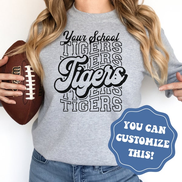 Tigers School Shirt - Etsy