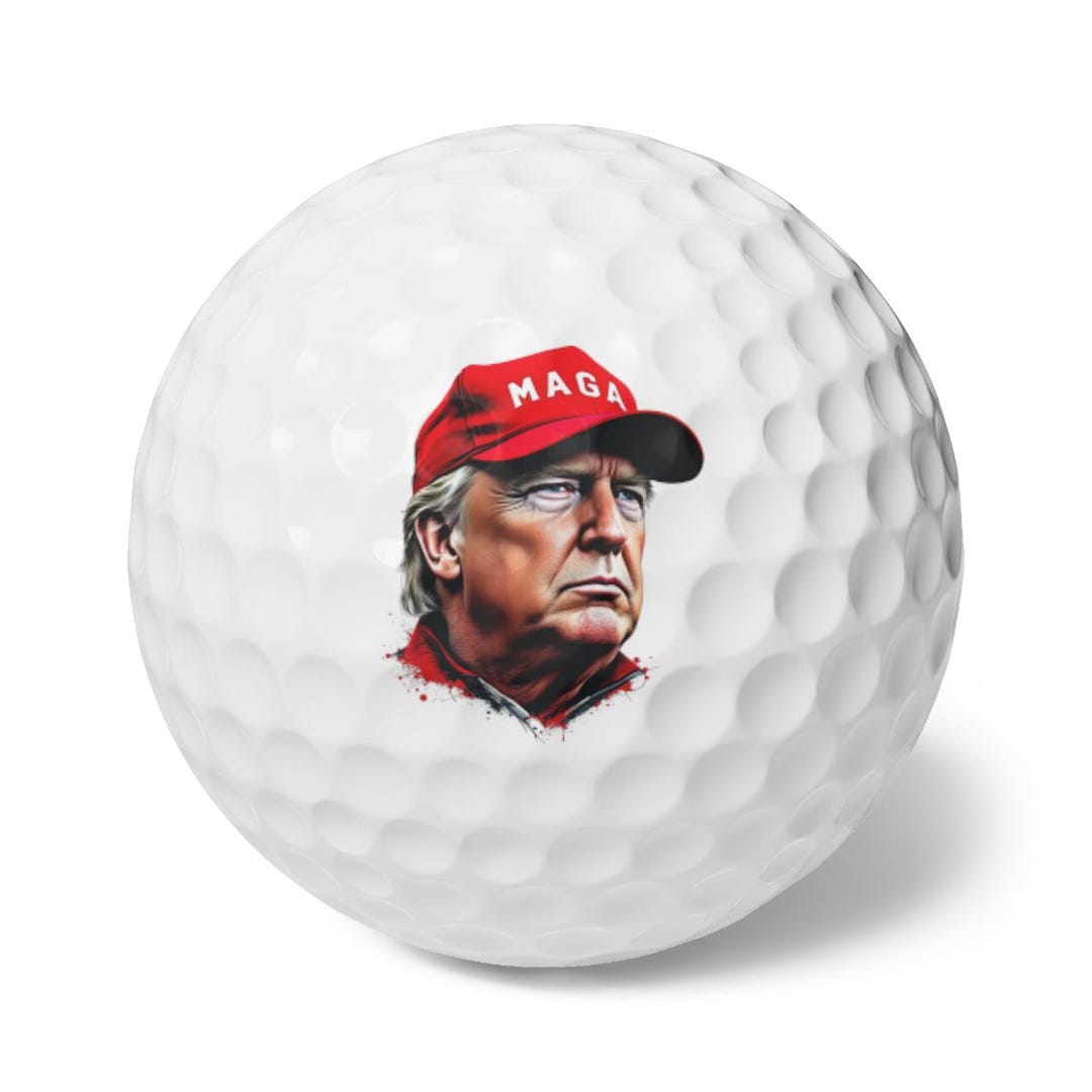 Donald Trump MAGA Golf Balls, Funny Golf Gift, Unique FORE Golf Balls ...