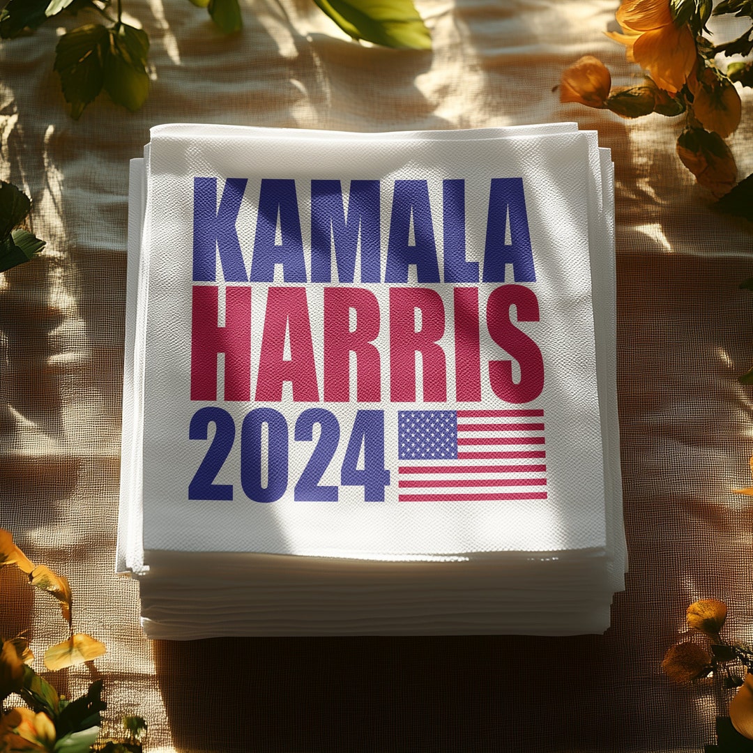 Kamala Harris Election 2024 Napkins, Political Campaign Party Supplies ...