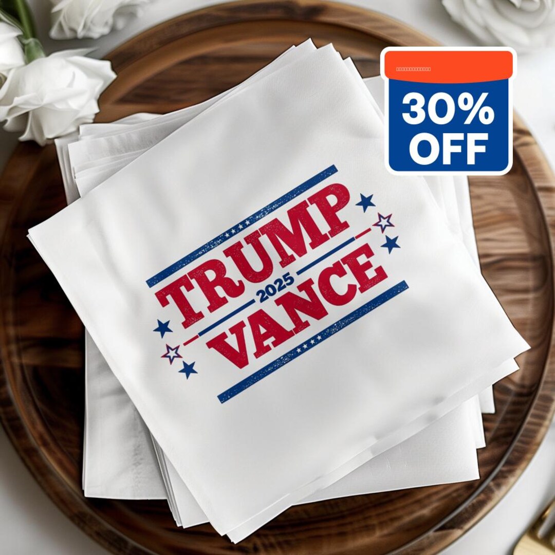 Trump Vance Election Napkins - Vote Republican Party Supplies - Etsy