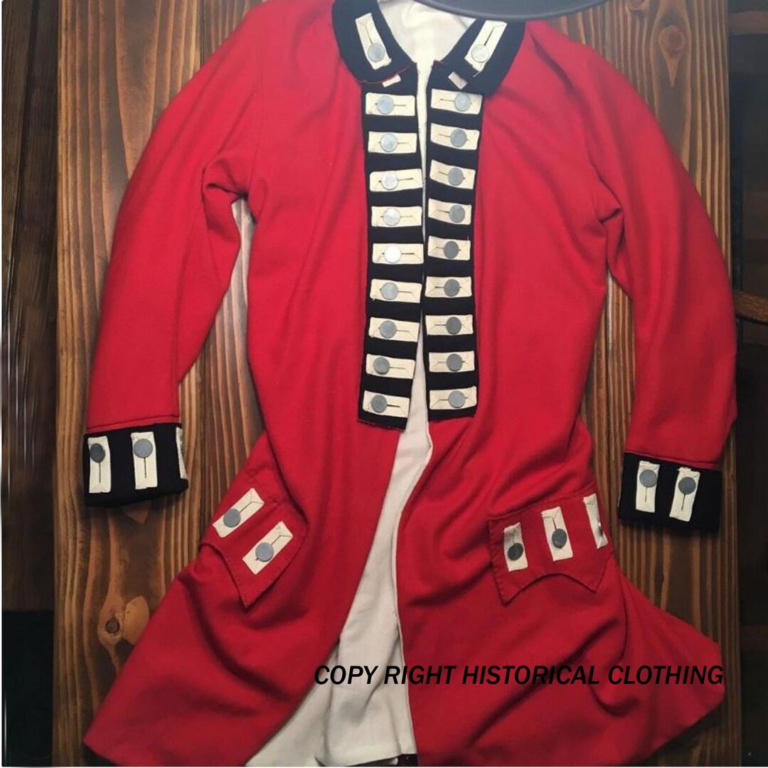 Revolutionary War British Sergeant Regimental Coat - Etsy UK