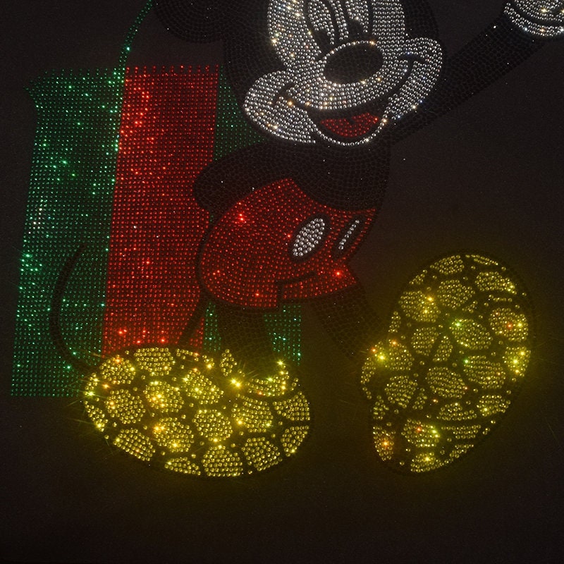 Cartoon Pattern Rhinestone Transfer, Iron on Hot Fix, Rhinestone ...