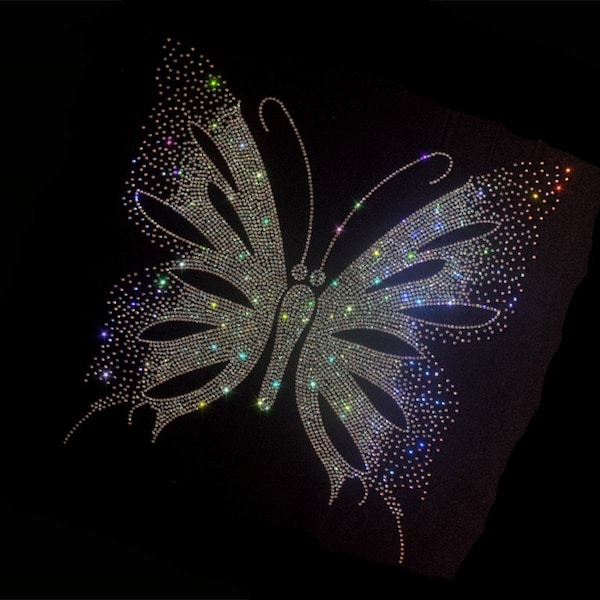 Rhinestone Transfer - Etsy