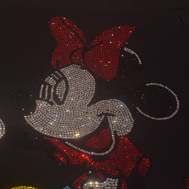 Rhinestone Colorful Cat Heat Transfer (iron-on) Design Decal , Hot Fix ...