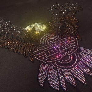 Elvis Eagle Rhinestone Design ,elvis Rhinestones Heat Transfer ,crystal ...