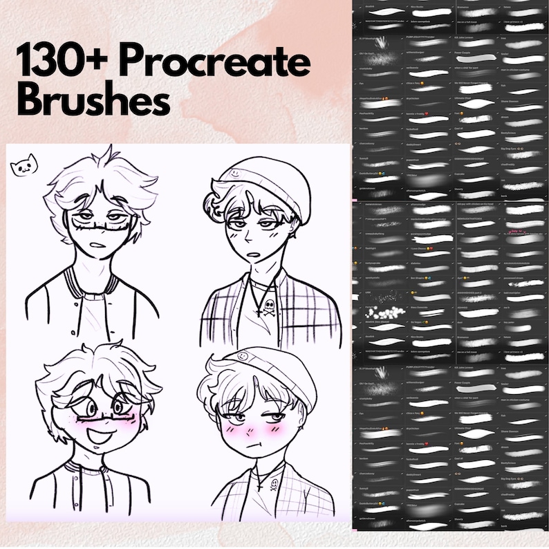 130+ Anime Procreate Brushes | Procreate Brushes for Art | Procreate ...