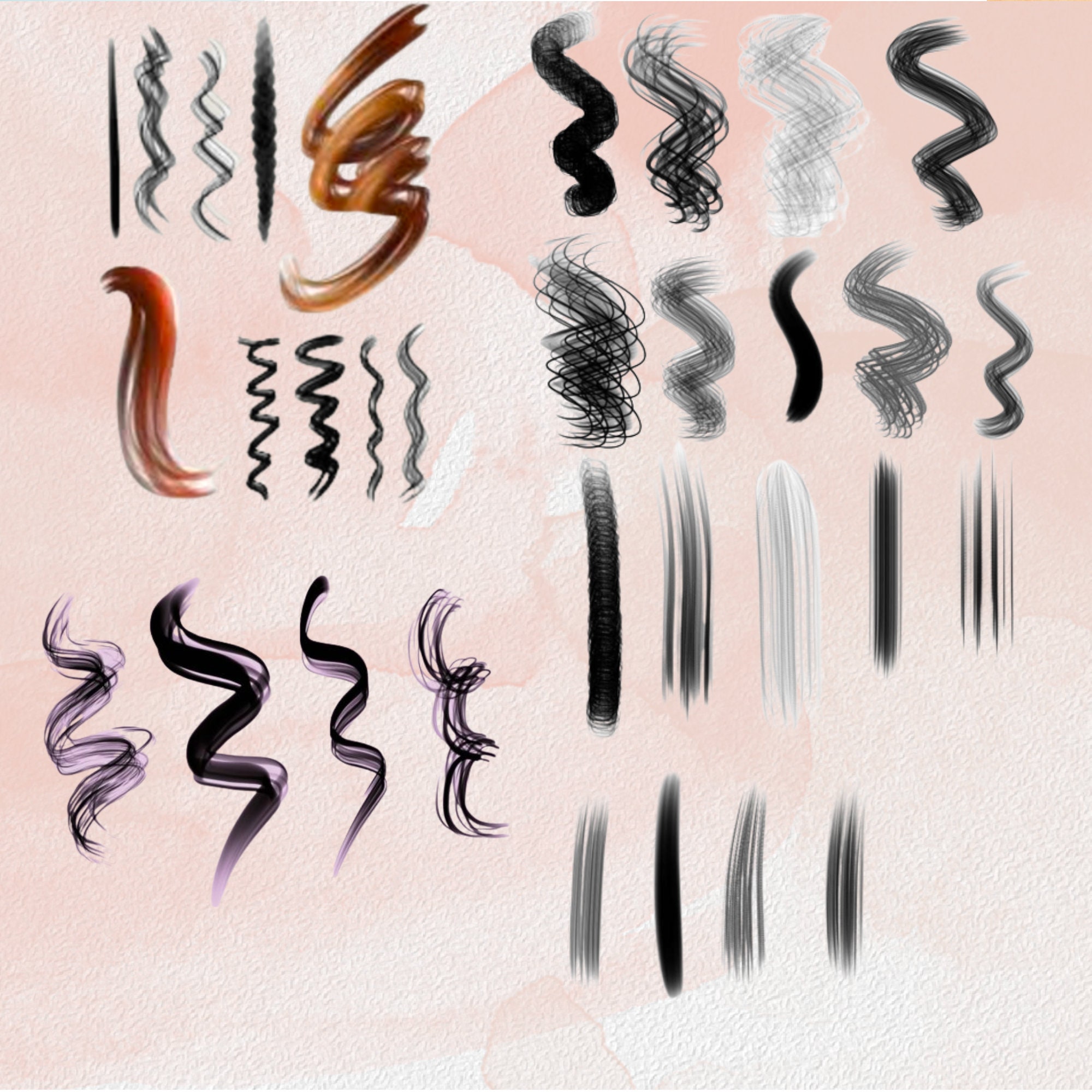 80+ Procreate Hair Brushes | Realistic Hair Brushes for Procreate All ...