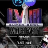 Editable Super Bowl 49ers Vs Chiefs 2024 Watch Party Flyer, Edit on ...