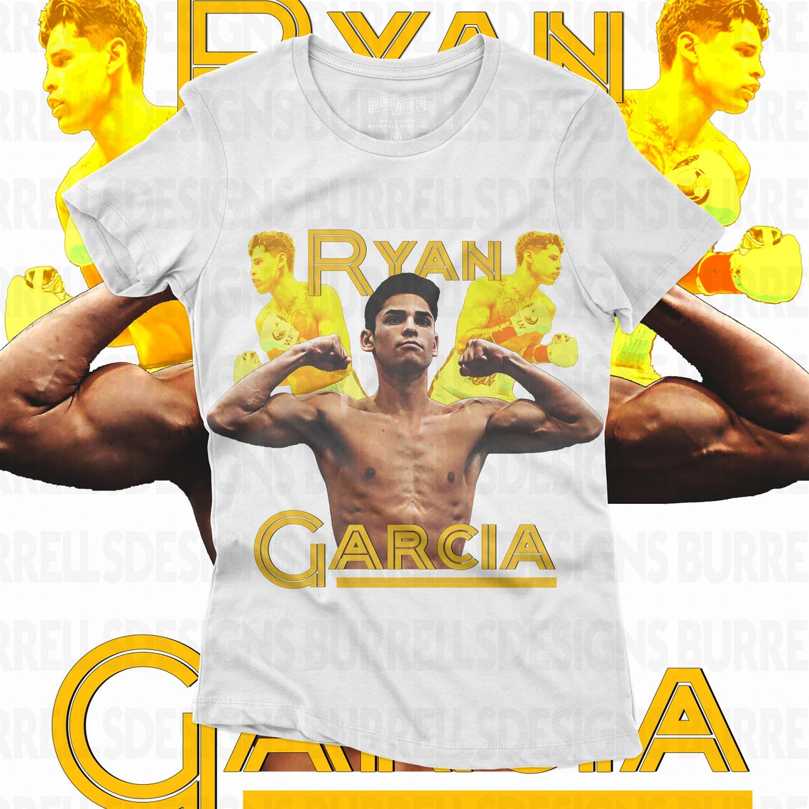 Ryan Garcia T Shirt Png Design DTG, Sublimation, Printing - Etsy