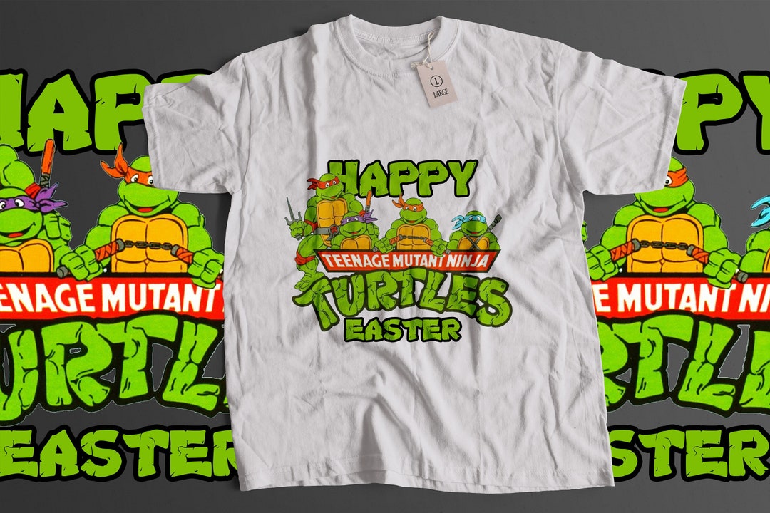 Teenage Mutant Ninja Turtles Happy Easter Day Png, Customize Easter ...
