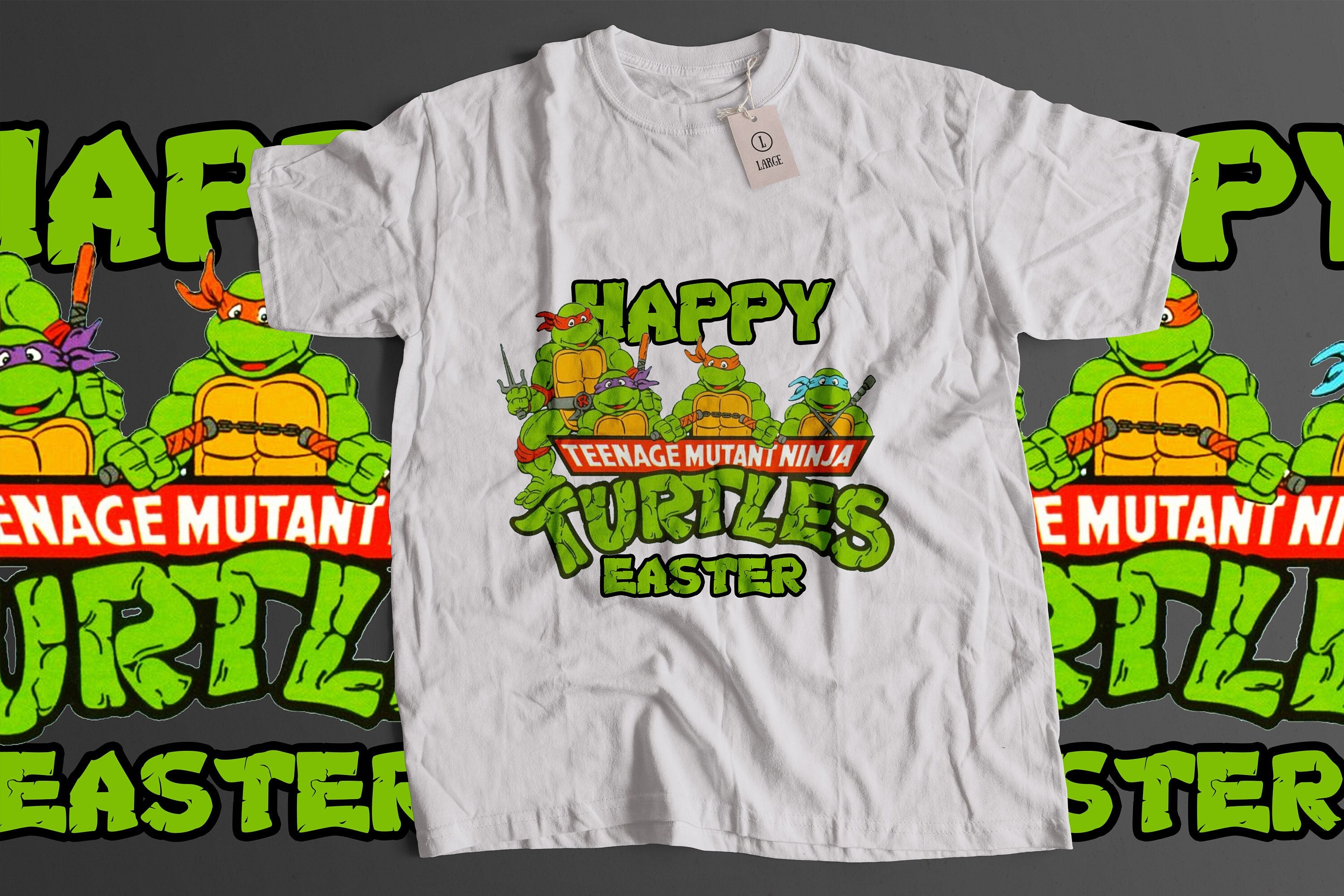 Teenage Mutant Ninja Turtles Happy Easter Day Png, Customize Easter ...