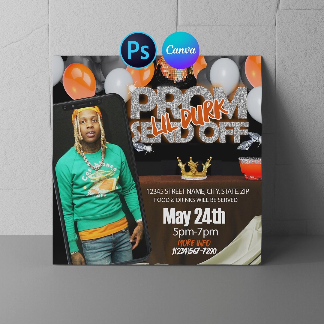 Prom Send off Flyer, Prom Send off Invitation Prom Flyer, Prom ...