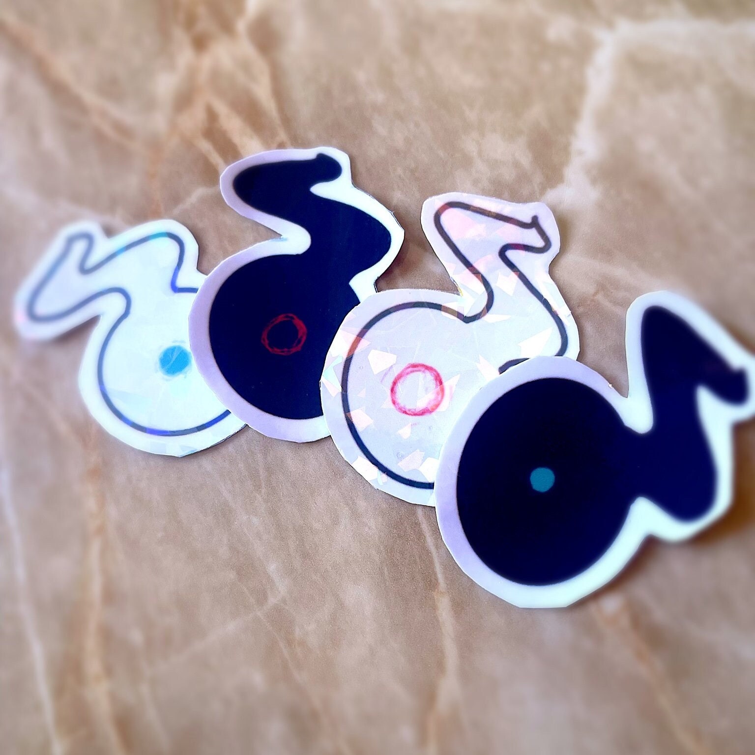 Toilet Bound Hanako-kun Stickers Set of 4 Hakujoudai Kokujoudai Glossy ...