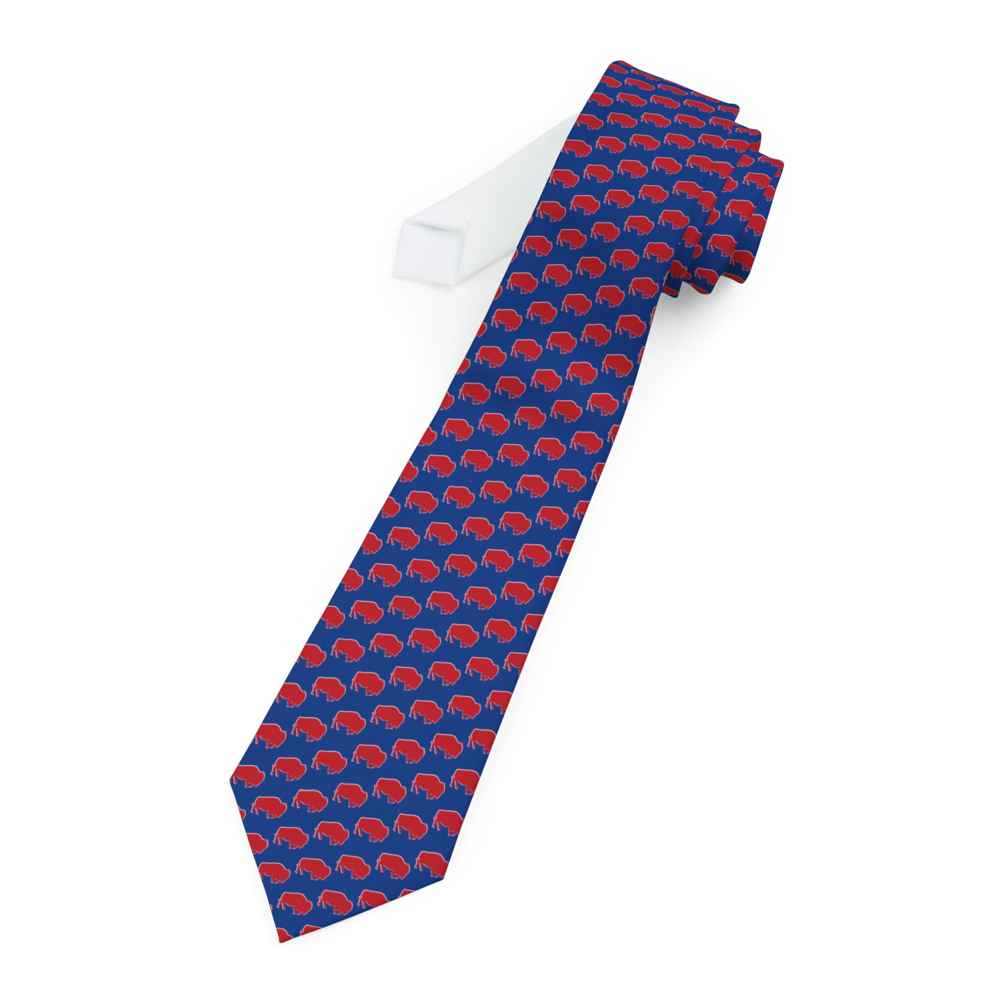 Buffalo Bills-inspired Necktie Buffalo Bills Tie, Buffalo Football ...