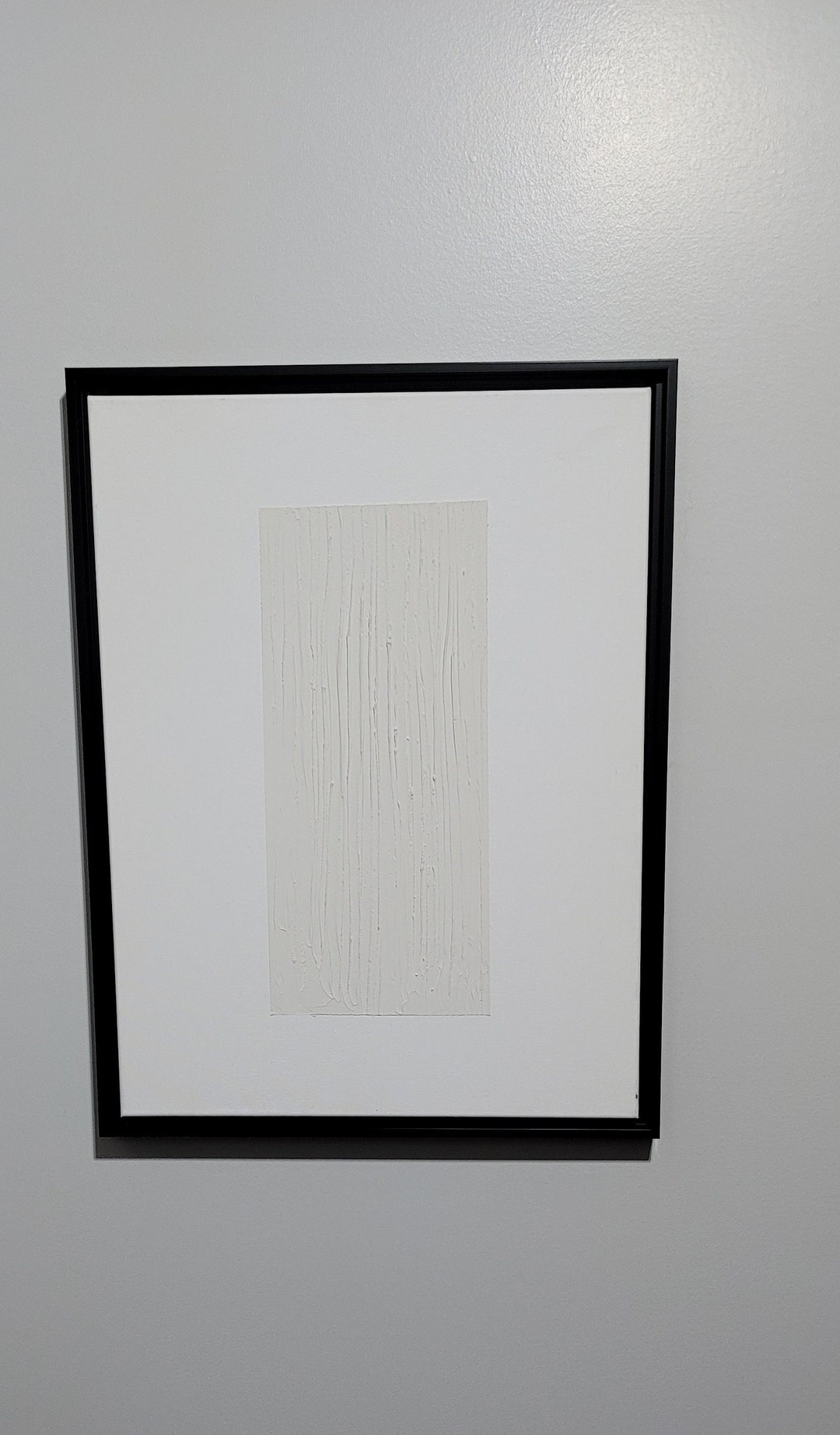 Clean Modern Texture Art Ready to Hang - Each 3d Plaster Piece is ...