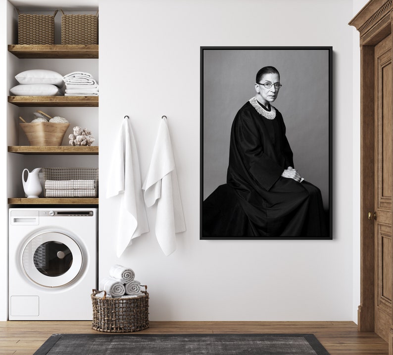 Ruth Bader Ginsburg RBG Wall Art, RBG Canvas Painting, Notorious RBG ...