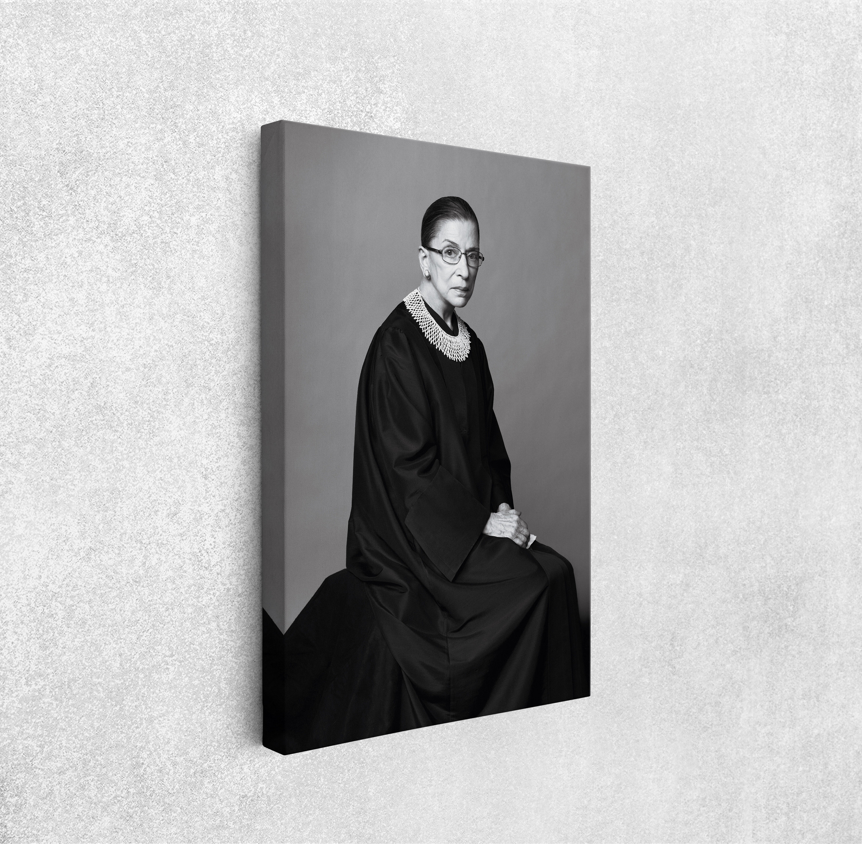 Ruth Bader Ginsburg RBG Wall Art, RBG Canvas Painting, Notorious RBG ...