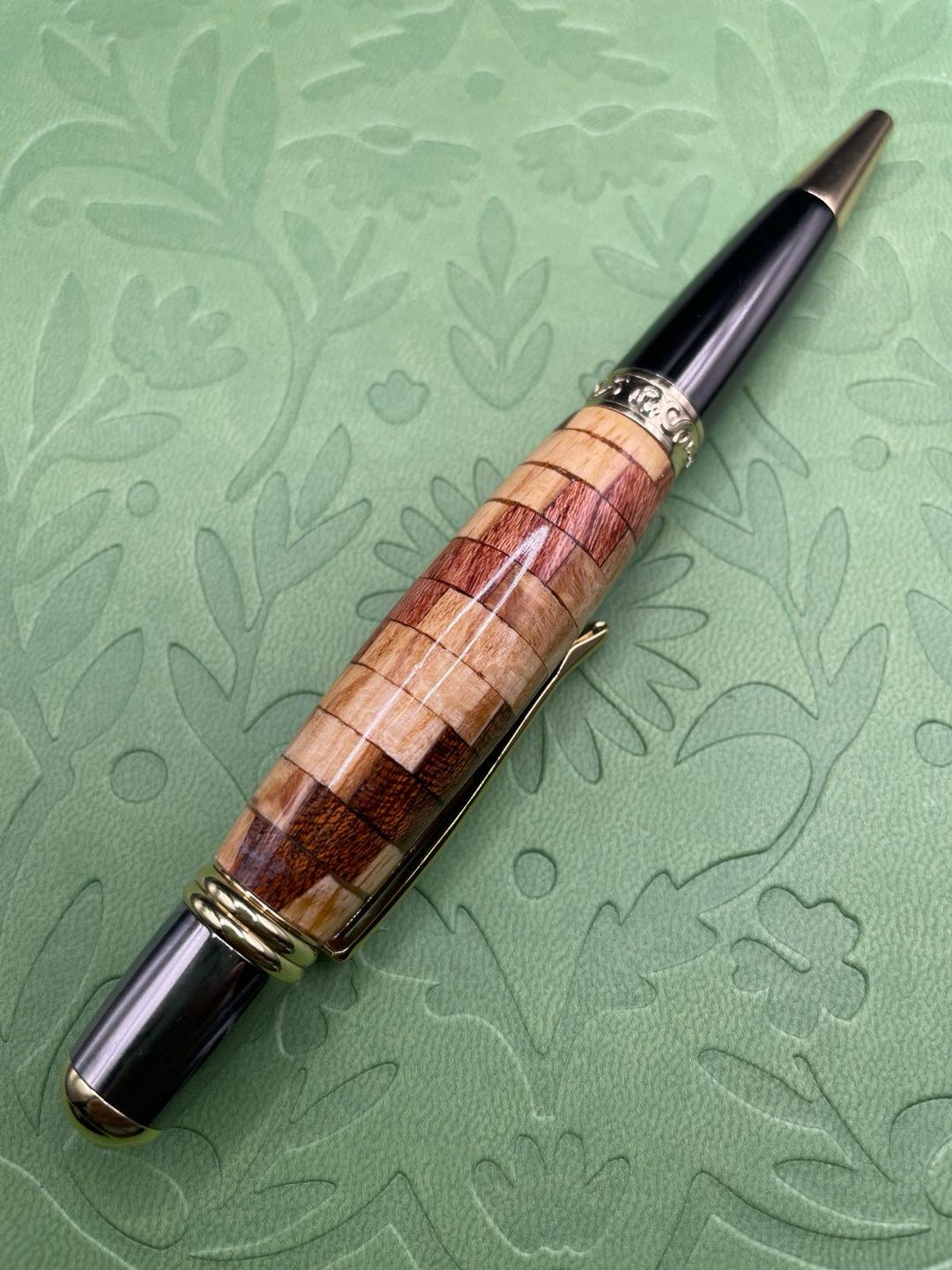 Walnut, Rosewood & Maple Segmented Pen Personalized Handmade Gifts for ...