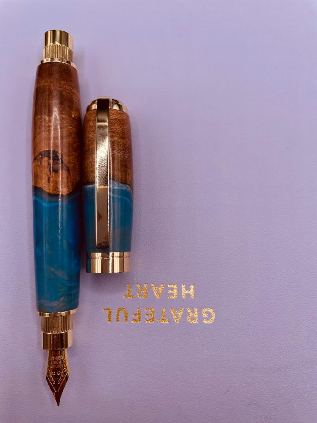 Hybrid Blue Unique Pen Gorgeous Bespoke Pen Unique Handmade Handcraft ...