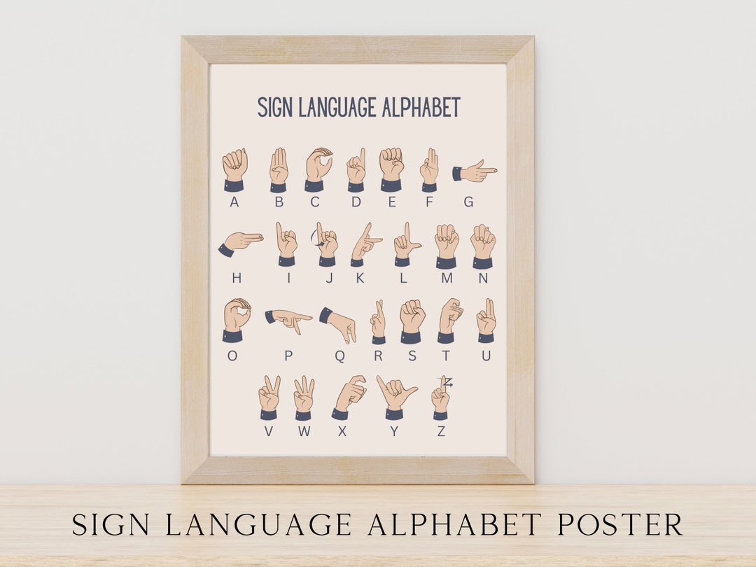 Free Sign Language Alphabet Poster – LFMP