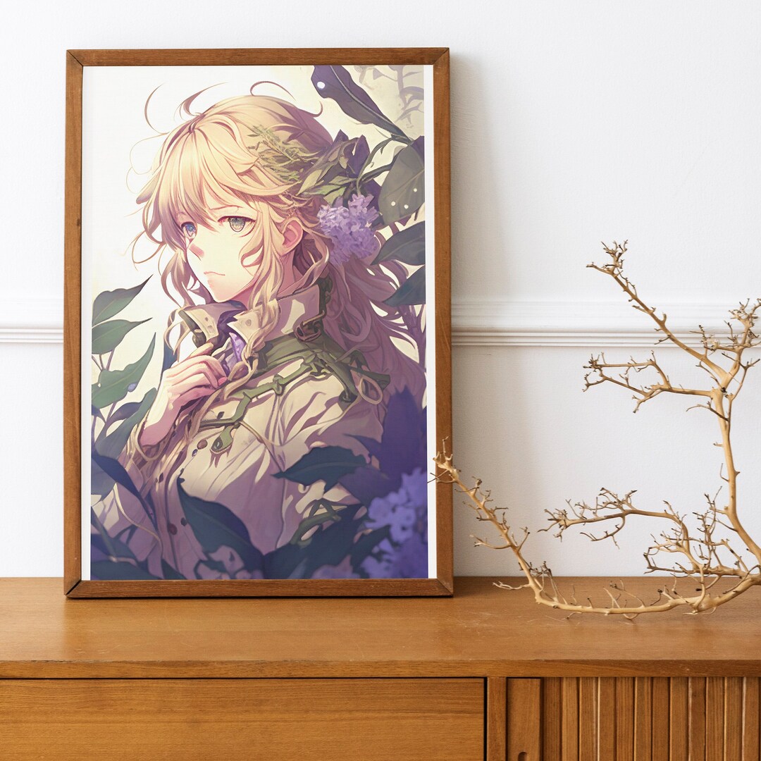 Violet Evergarden Wall Art Anime Print - Etsy