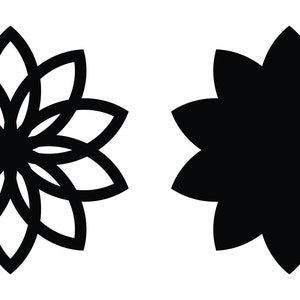 Geometric Flower Vector File - Etsy
