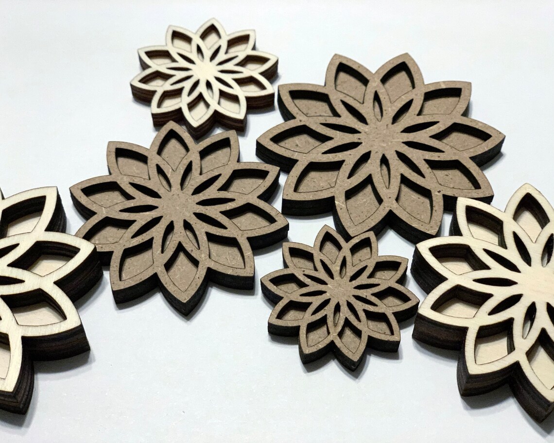 Geometric Flower Vector File - Etsy