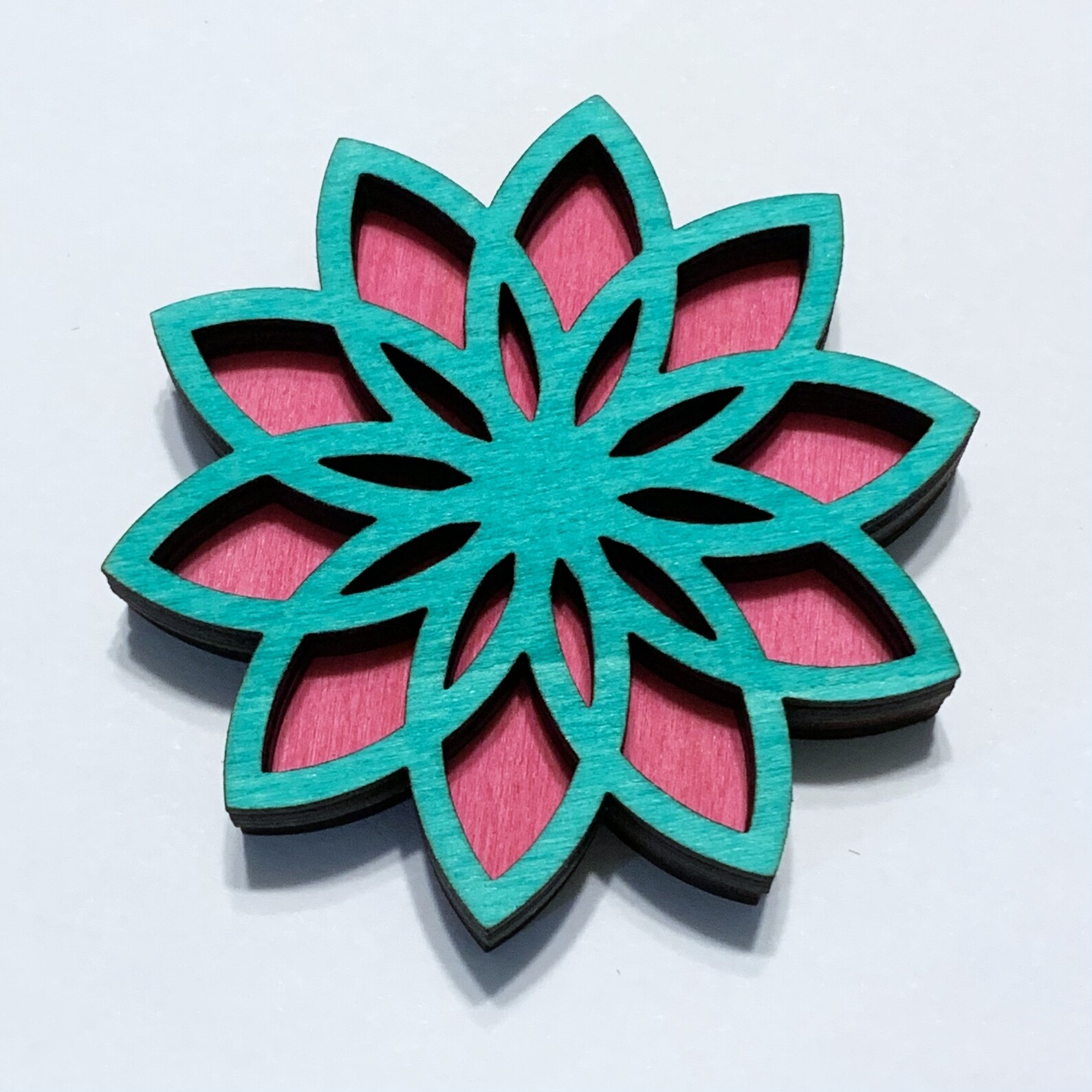 Geometric Flower Vector File - Etsy