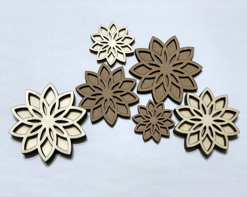 Geometric Flower Vector File - Etsy