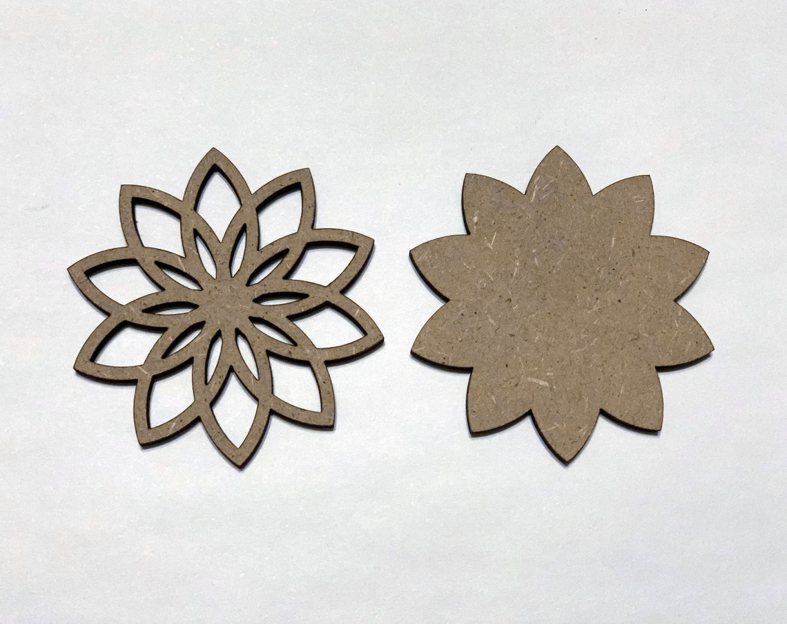 Geometric Flower Vector File - Etsy