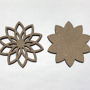 Geometric Flower Vector File - Etsy