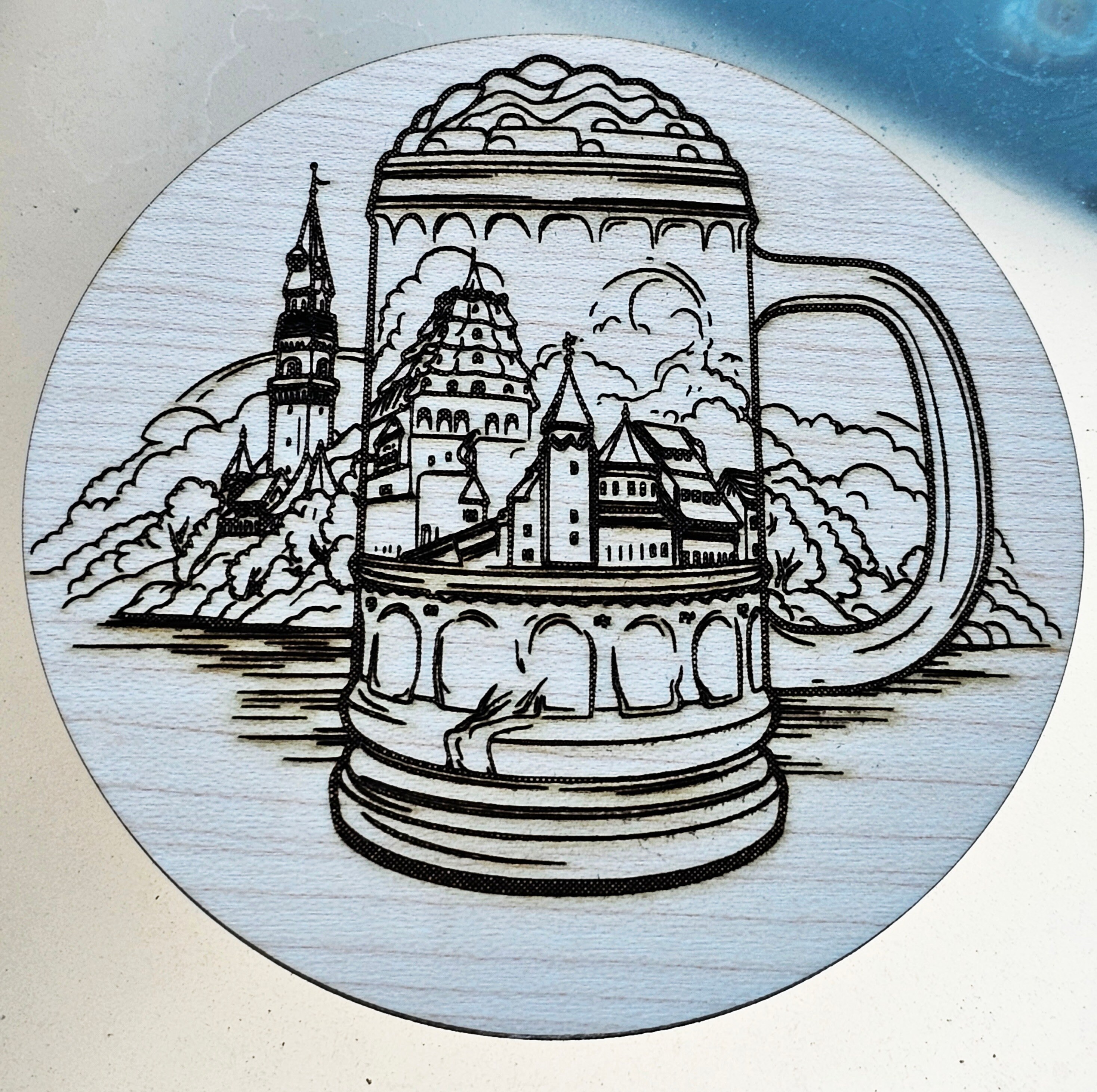 Beer Mug / Stein Designs - Coaster Pattern - Vector Designs for Any ...